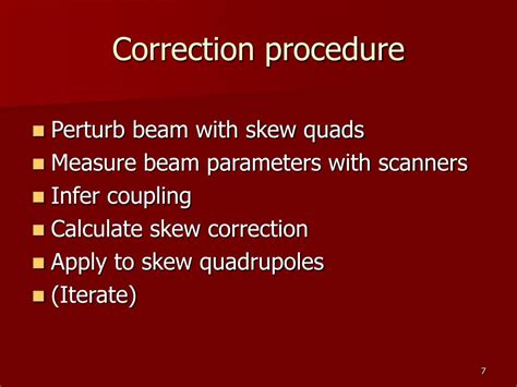 PPT Optics For Skew Correction And Emittance Measurement PowerPoint Presentation ID