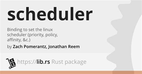 调度器 — rust api for unix lib rs rust 包仓库