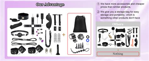 36pcs Bdsm Bondage Sex Toys Sets Upgrade Restraints Gear And Accessories Sex Toy Kit