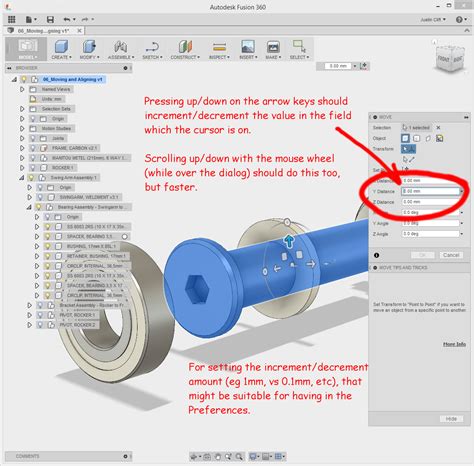 Increment Decrement Values By Up Arrow Down Arrow Autodesk Community