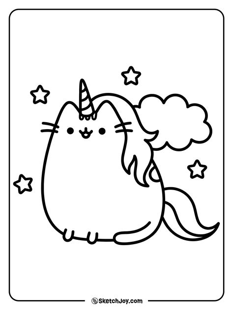 40 Pusheen Coloring Pages Free Printable Pdfs