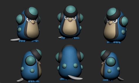 Stl File Pokemon Palpitoad With 2 Poses 🐉 ・3d Printer Design To