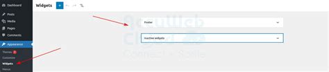 How To Add Widgets In WordPress AccuWeb Cloud