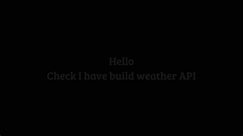 Video Building A Weather Api With Html Css And Javascript Sarang