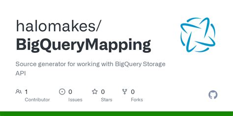 Github Halomakesbigquerymapping Source Generator For Working With