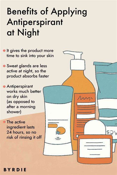 Why You Should Apply Deodorant At Night
