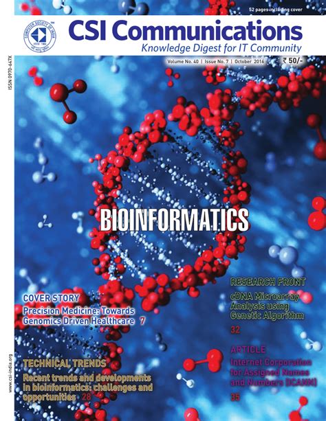 Pdf Recent Trends And Developments In Bioinformatics Challenges And