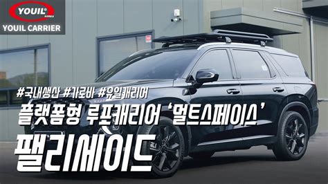 팰리세이드 유일캐리어 아크타입 가로바 And 멀티스페이스 캠핑에 최적화 Youtube