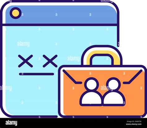 Corporate Password Rgb Color Icon Stock Vector Image And Art Alamy