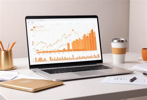 laptop displaying graph advanced workload analysis tools for data