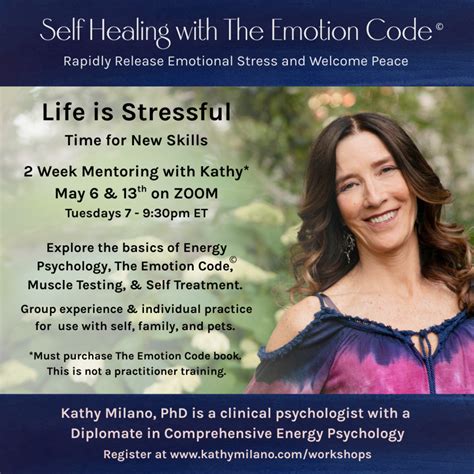 Mentoring Emotion Code Kathy Milano Phd