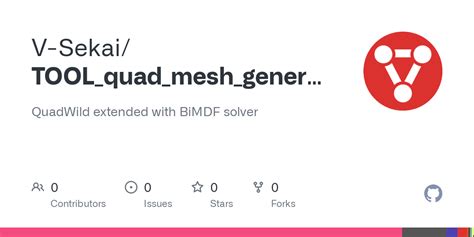 Github V Sekaitoolquadmeshgenerator Quadwild Extended With Bimdf Solver