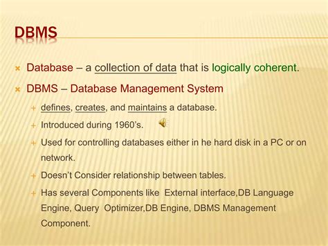 Dbms Vs Rdbms Ppt