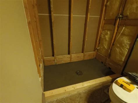 How To Build A Tile Shower Floor Shower Pan Construction DIY