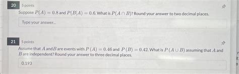 Solved Suppose P A And P BA What Is P AB Chegg