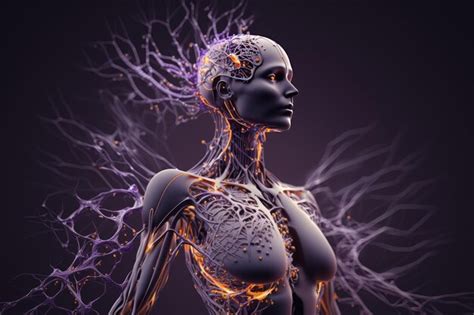 Premium Ai Image Ai Communication Network Artificial Intelligence Data Mining Deep Learning