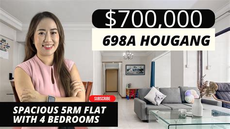 FOR SALE 698A Hougang Spacious 5rm Flat With 4 Bedrooms YouTube