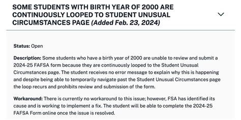 Update Fafsas Dependency Status Issue Rfafsa