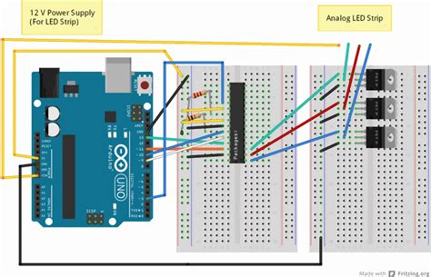 TLC NT Running LED Strips LEDs And Multiplexing Arduino Forum