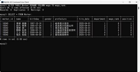SQLテーブルの定義を変更する列のデータ型や名前順番の変更 アナリティクス沖縄DataAnalytics
