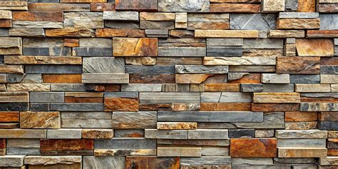 خلفية نسيج الجدار الحجري البني والرمادي جدار حجري ريفي جدار حجري