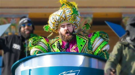 Jason Kelces Full Super Bowl Lii Parade Speech Youtube