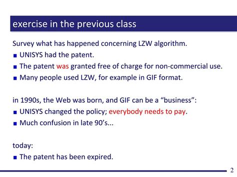 Ppt Exercise In The Previous Class Powerpoint Presentation Free