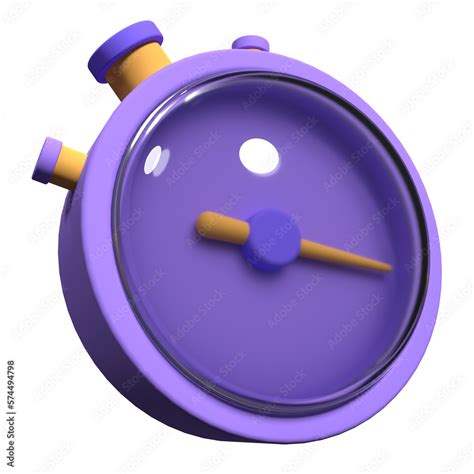 Stopwatch With Button 3d Stopwatch Timer Icon Illustration 3d Render Timer Icon Stopwatch 3d
