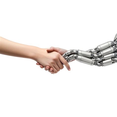 Premium Ai Image Exploring Humanmachine Collaboration Robotic