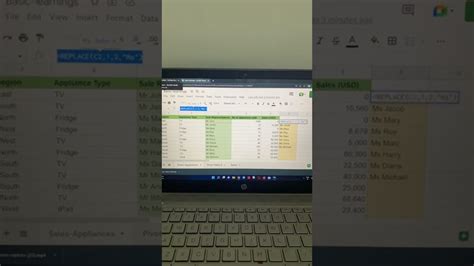 Replace Function In Excel Excel Exceltutorial Excelformula Spreadsheet Youtube