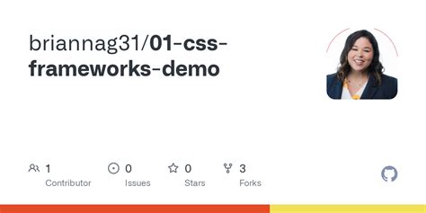 GitHub Briannag Css Frameworks Demo