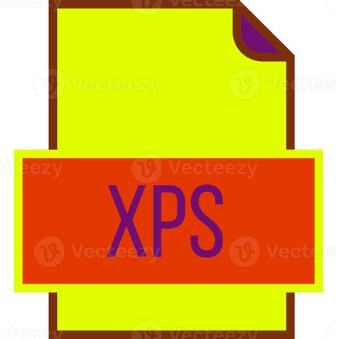 Xps File Icon Fill And Outline Crisp Corners Art 57325638 Png