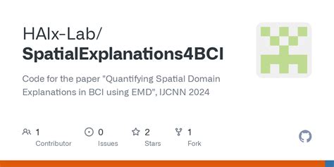 Github Haix Labspatialexplanations4bci Code For The Paper Quantifying Spatial Domain