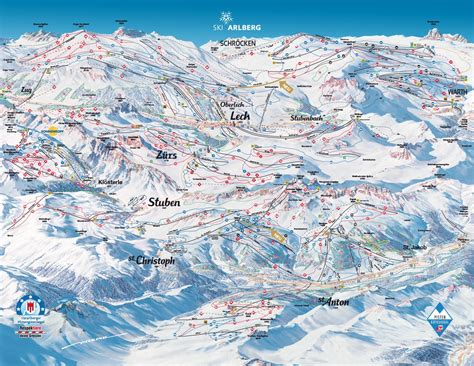 Ski Resort St Anton Am Arlberg Austria