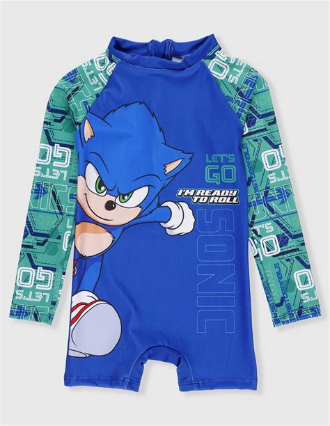 Traje De Baño Surf Sonic Sonic Para Niño