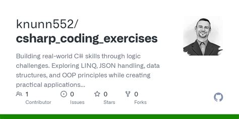 GitHub Knunn552 Csharp Coding Exercises Building Real World C Skills Through Logic