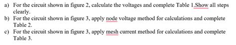 Solved A For The Circuit Shown In Figure Calculate The Chegg