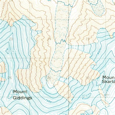 Mount Hayes C 6 Ak 1951 63360 Scale Map By United States Geological Survey Avenza Maps