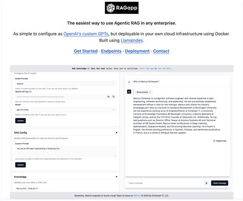ragapp an ai starter kit to build your own agentic rag in the