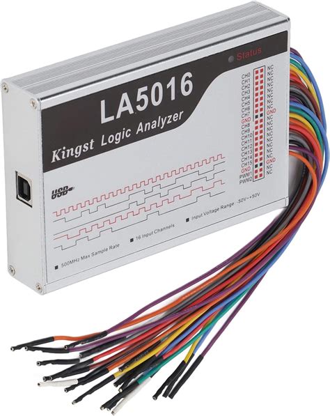 Buy 16 Channel Analyzer USB Logic Analyzer Portable 5050V Input 500M Sampling Rate Easy To