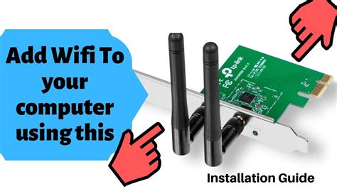 How To Install A PCI E Wireless WiFi Network Adapter Card For PC 4K