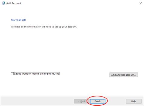 Outlook Settings For Ox Email Account EnCirca