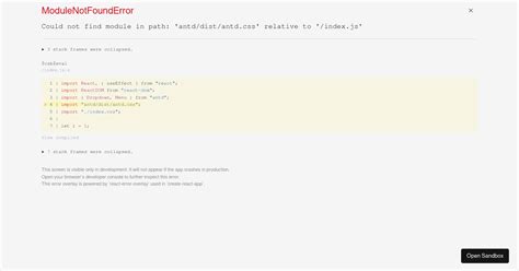 dropdown overlay twice render antd codesandbox