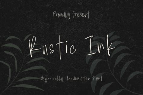 Rustic Ink Font Free Font