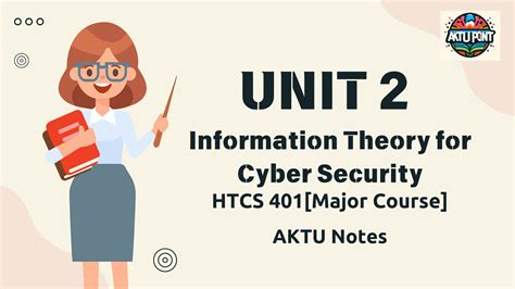 Unit 2 Htcs401 Notes Information Theory For Cybersecurity Notes Aktu Notes ~ Aktu Point