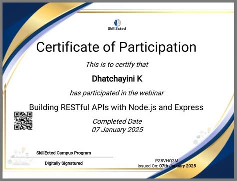 Dhatchayini K On Linkedin Nodejs Express Restfulapi Webdevelopment