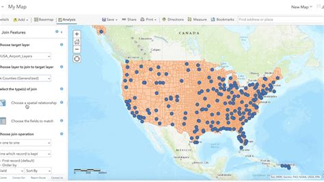 spatial joins in arcgis online youtube