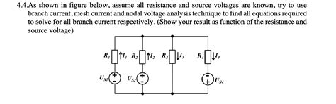 Solved Electric Circuits Please Solve It ASAP As Shown Chegg