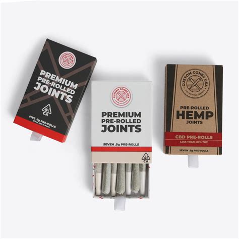 Custom Pre Roll Packaging Custom Cones Usa