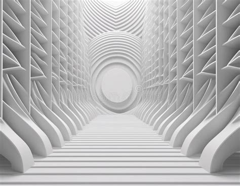 Clean 3d Background With Geometric Patterns In A Monochrome Palette Stock Image Image Of Black